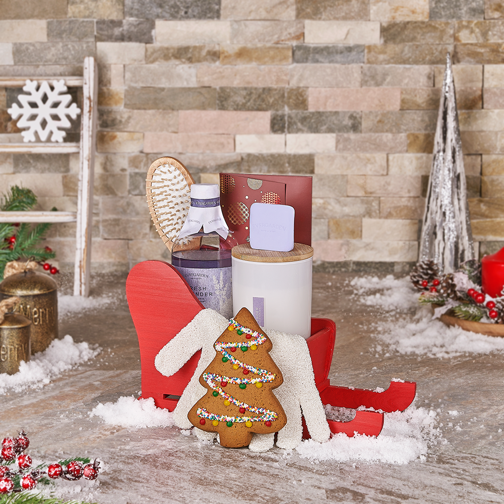 Christmas Spa Sleigh Gift – Christmas gift baskets – Canada delivery ...