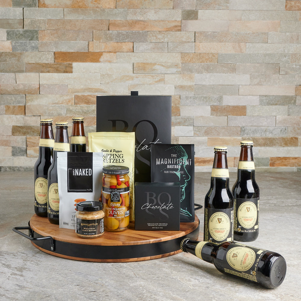 The Guinness Luxury Beer & Snack Board – Beer gift baskets – Yorkville ...