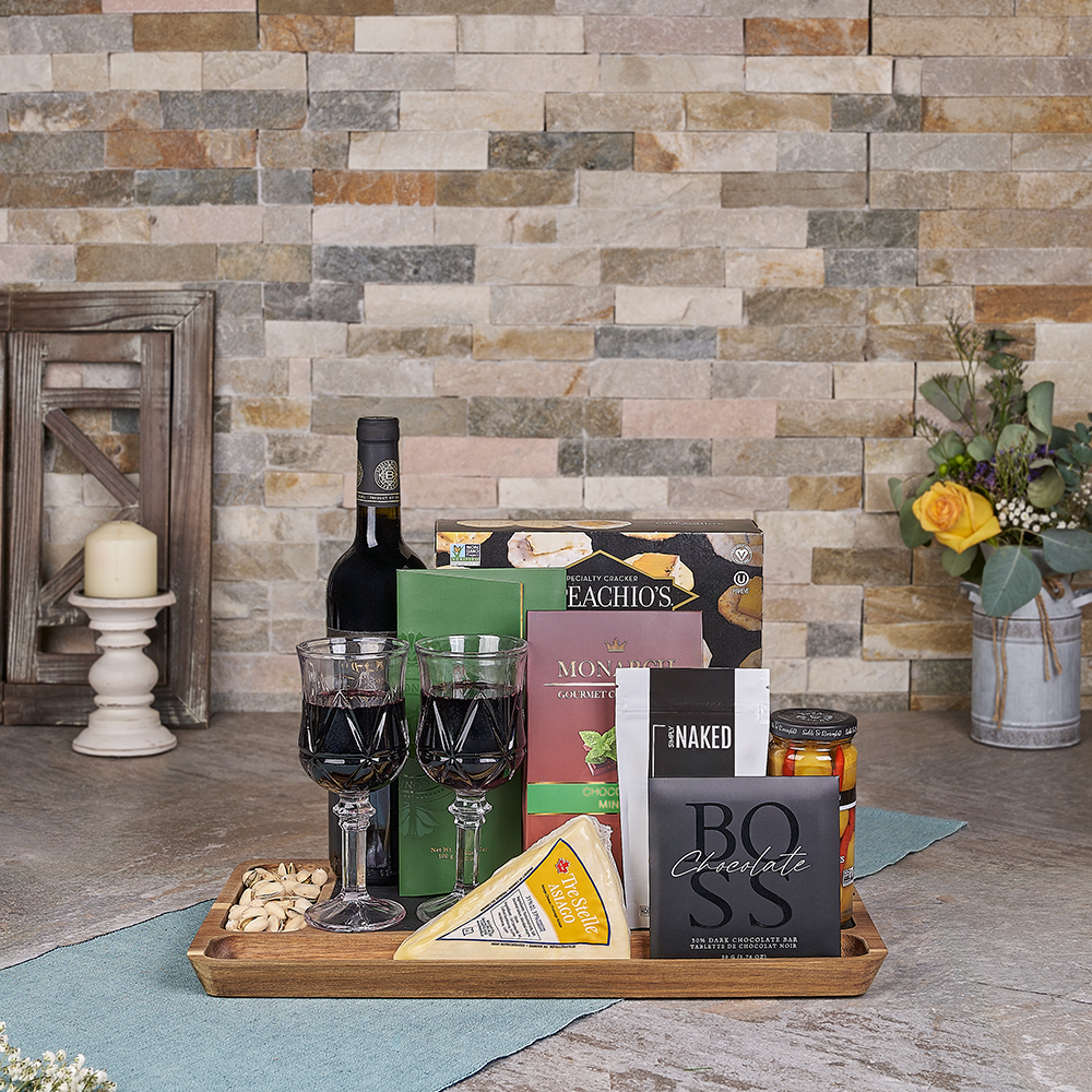 Kosher Gourmet Wine Tray – Kosher gift baskets – Canada delivery ...